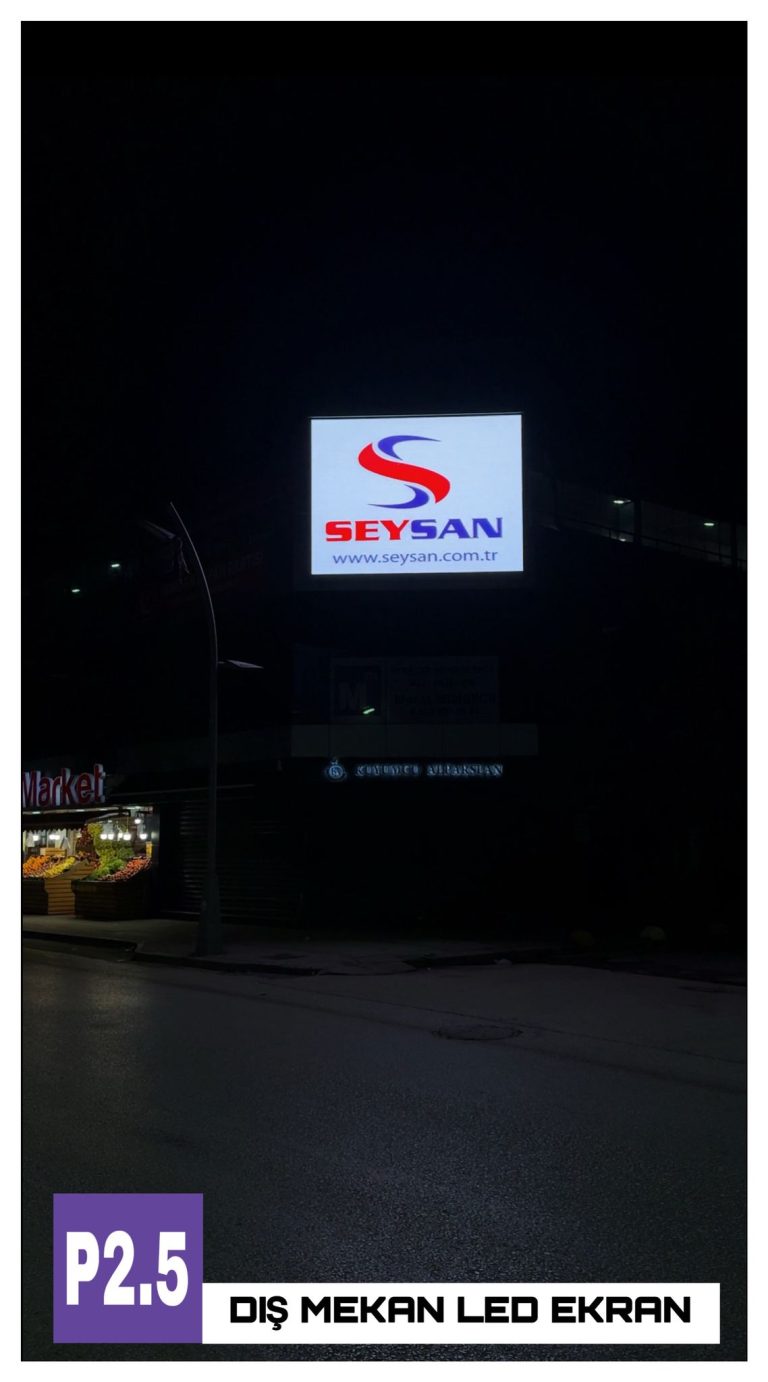 P2.5 Dış Mekan LED Ekran - Seysan